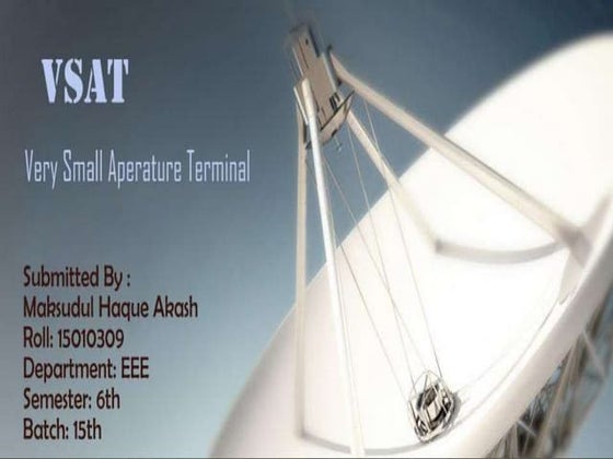 VSAT System: A brief overview | PDF