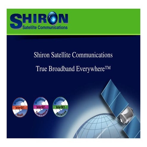Vsat day-2008-shiron | PPT