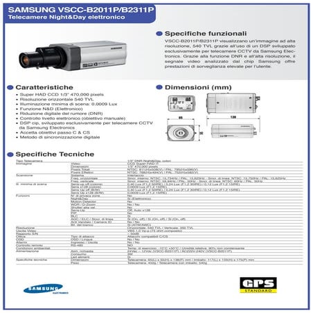 Vscc b2011 p-b2311p | PDF