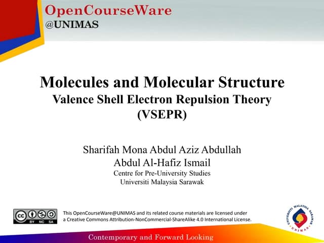 postulates of VSEPR theory | PPTX