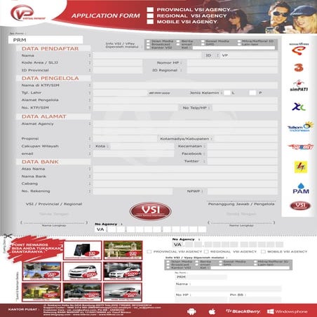 Vsi agency aplication form | PDF