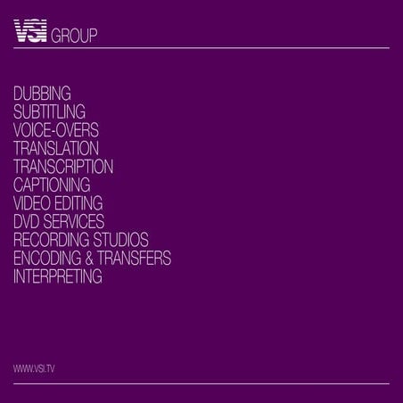 VSI Group - Company Profile | PPT