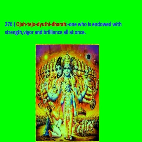 VSN- Vishnu Sahasranamam , Divya Namam (276-283) | PPTX | Hinduism ...