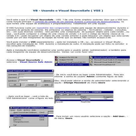Visual Source Safe | PDF