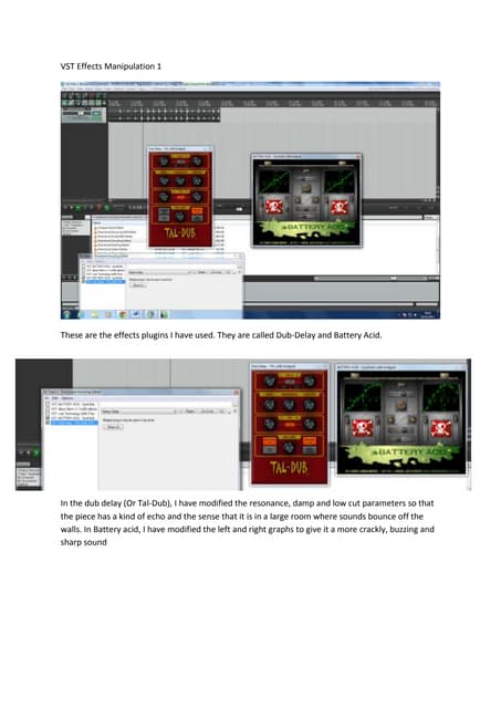 Vst effects manipulation 3 | DOCX