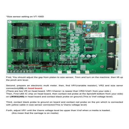 Vt 100 d size sensor | PDF
