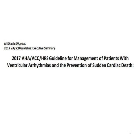 VT storm - the management of this tricky clinical situation | PPT