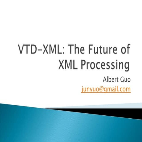 Vtd Xml The Future Of Xml Processing Ppt 8626