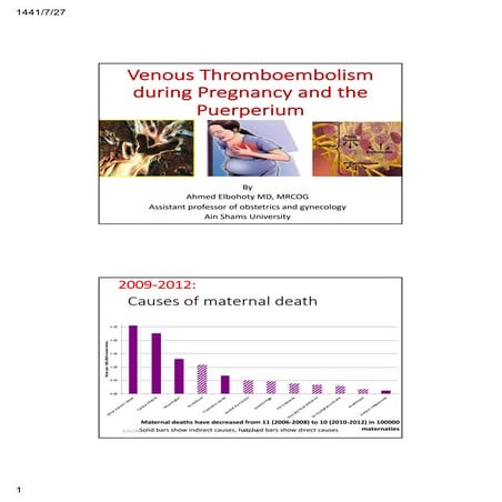 Venothromboembolism during pregnancy and puerperium | PDF
