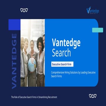 Executive Search & Recruitment Services | Vantedge Search | PPT