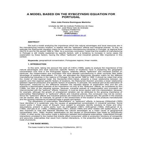 A MODEL BASED ON THE ENDOGENOUS GROWTH THEORY FOR | PDF