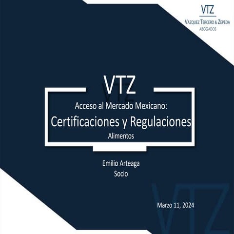 VTZ - Certificaciones para alimentos Brasil.pptx