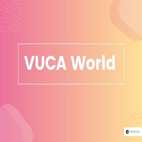 VUCA world | PDF