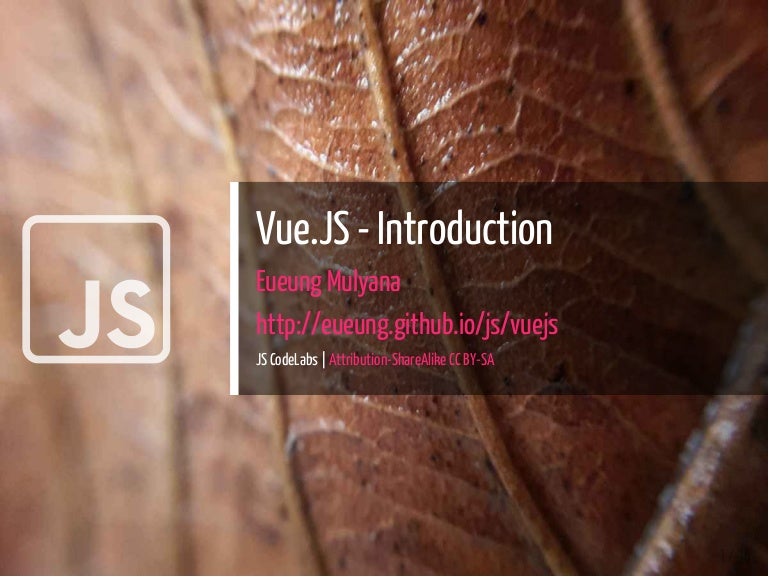 Javascript Mvvm With Vuejs 4058