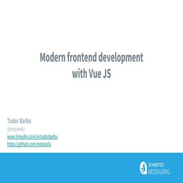 Modern Frontend Development With Vuejs Ppt 9986