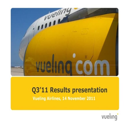 Vueling results q3_11_en | PPT
