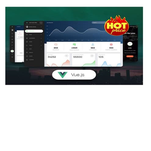 30% Off Vue Now UI Dashboard PRO Coupon Code | PDF