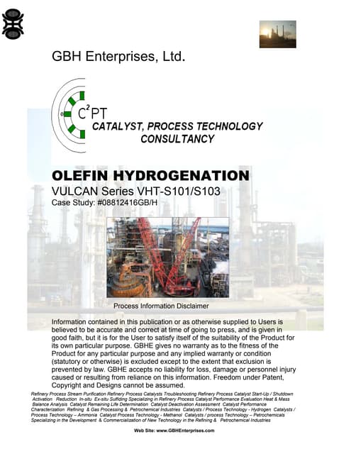 Hydrogenation Reactor Design Considerations | PDF