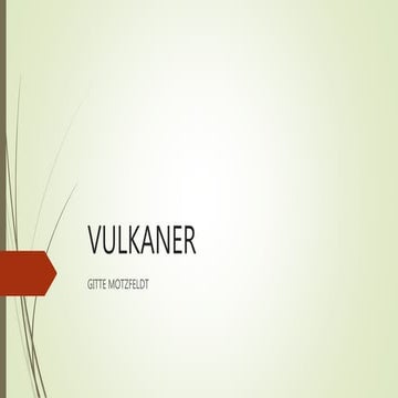 Vulkaner | PPT