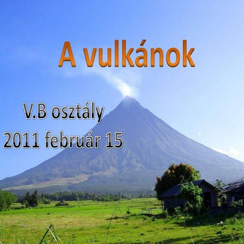 Vulkanok | PPTX