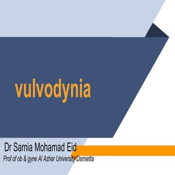Vulvodynia | PPT
