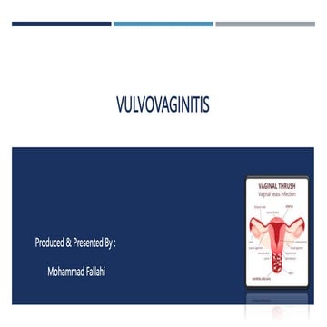 VULVOVAGINITIS - Presentation.pptx