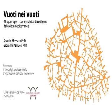 Vuoti nei vuoti. Gli spazi aperti come matrice di resilienza delle ...