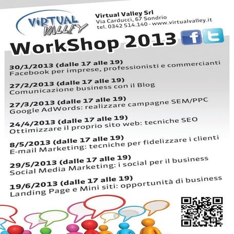 WorkShop webmarketing 2013 | PDF