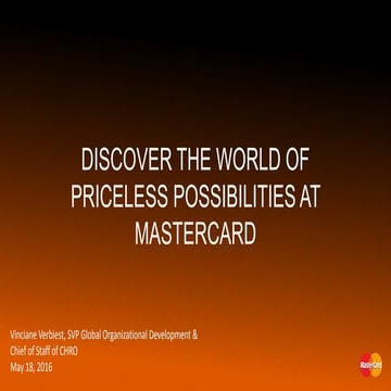 Day 2: HRRHCongres Vinciane Verbiest (Mastercard) - Consumer Driven HR ...