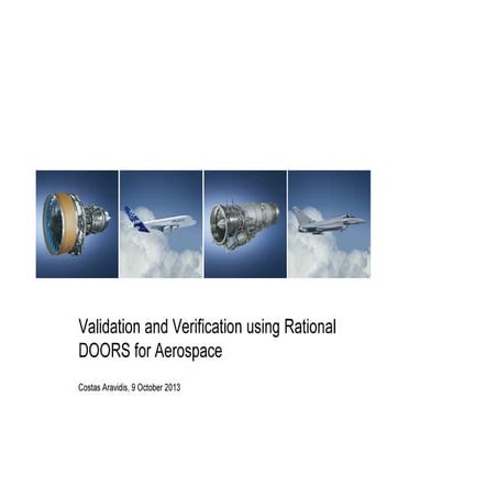 Validation and Verification using Rational DOORS for Aerospace | PDF