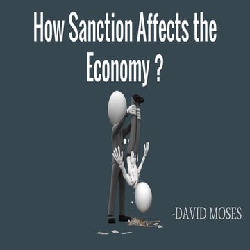 Affects of sanctions in the economy | PPTX