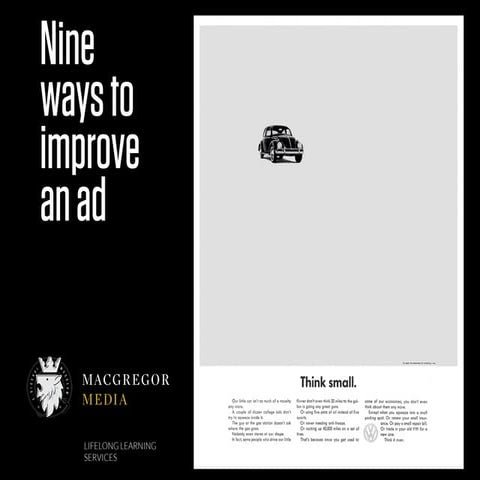 Nine Ways to Improve an Ad | PDF