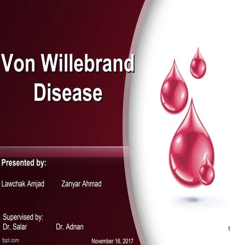 Von Willebrand Disease | PPT