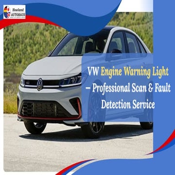 VW Engine Warning Light — Professional Scan & Fault Detection Service | PDF