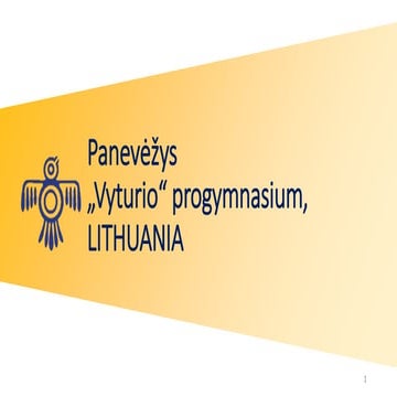 SCHOOL SYSTEM - LITHUANIA | PPT