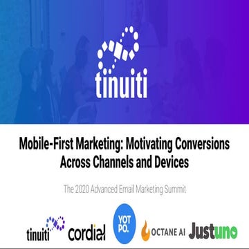 Mobile-First Marketing: Motivating Conversions Across Channels and ...