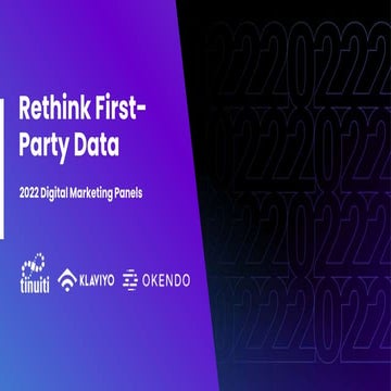 Rethink First-Party Data | PPT