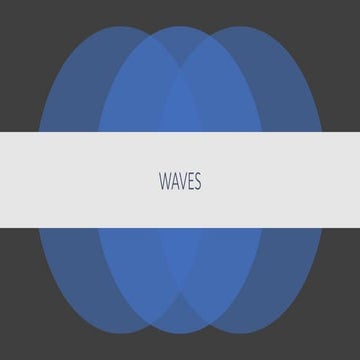 W.1 l.1 introduction to waves | PPTX