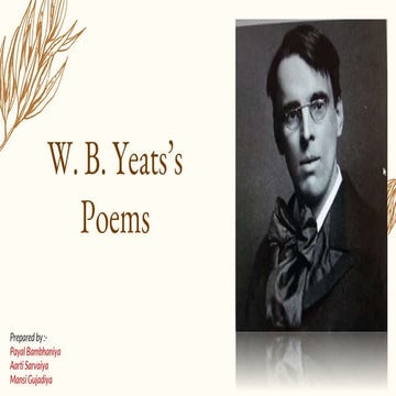 W.B.Yeats Poems.pptx