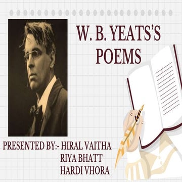 W.B.Yeats poems Introductory Presentation .pptx