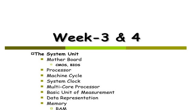 components of computer | PPT