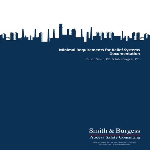 Minimal Requirements for Relief Systems Documentation | PDF