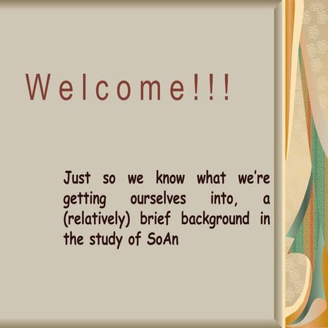 W E L C O M E ! | PPT