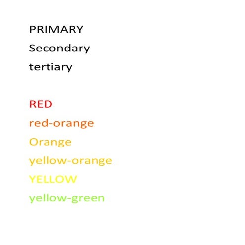 Colors | DOCX