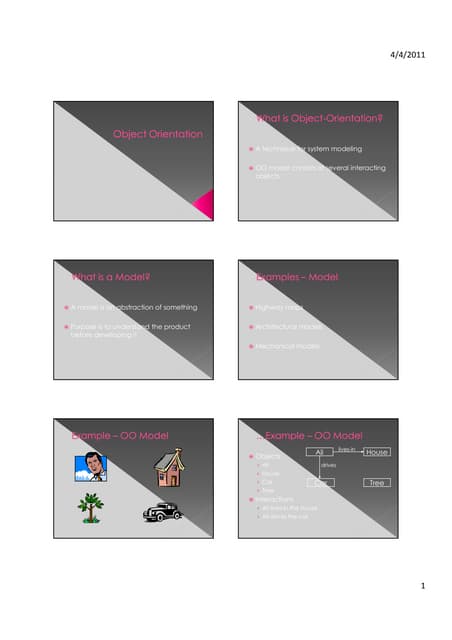 W01 L01 Introduction Object Orientation Pdf 9589