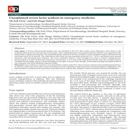 Lactate Overview | PPT
