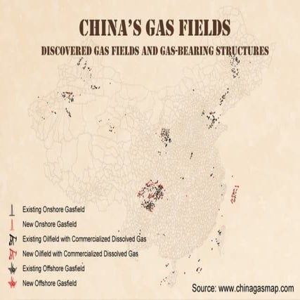 China's lng terminals map | PPT