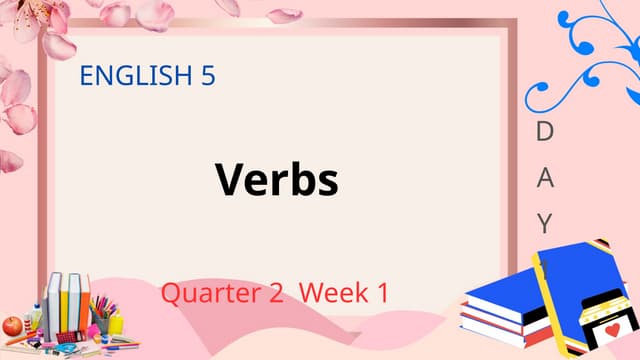 Detailed lesson plan for simple tense of verbs 5 | DOCX