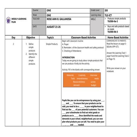 DLL TLE 6 ICT July 29 - Aug 02, 2024.docx