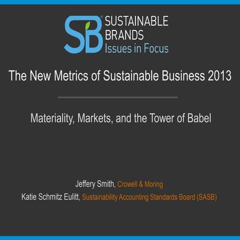 What is SASB Understanding the Standards - 6 Key Facts.pdf